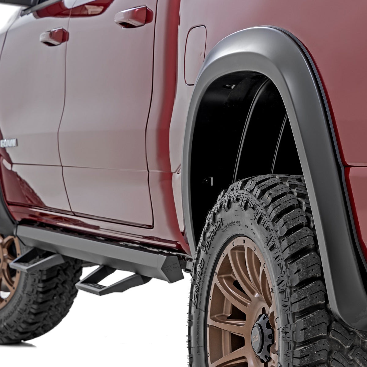 Rough Country Fender Flares | Sport | PCG Forged Blue | Ram 1500 2WD/4 ...