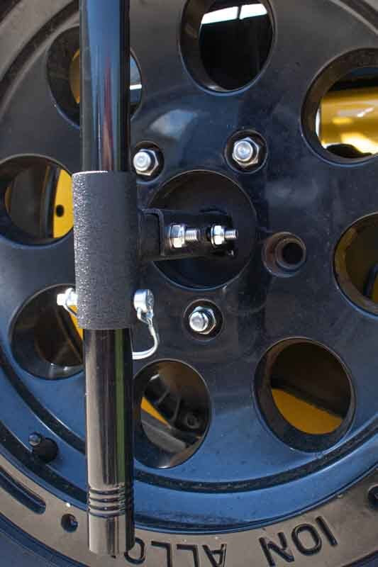 Fishbone Offroad Spare Tire Flag Mount – Down East Offroad