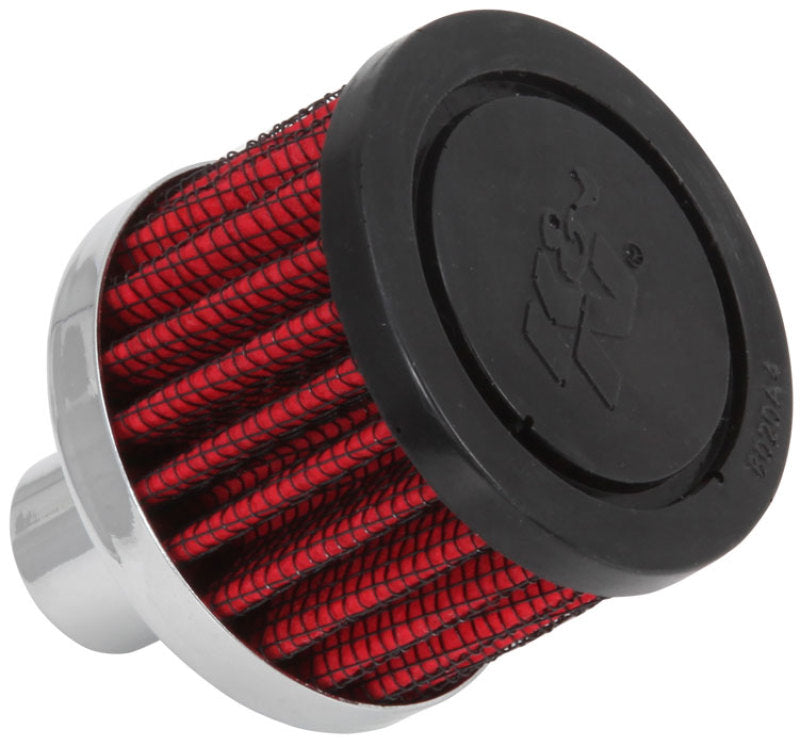 K&N Steel Base Crankcase Vent Filter .75in Vent OD x 2in OD x 1.5in He ...